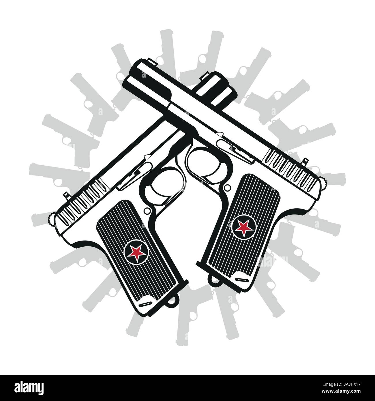 Old soviet russian pistol TT, world war 2 handgun and Target Stock ...