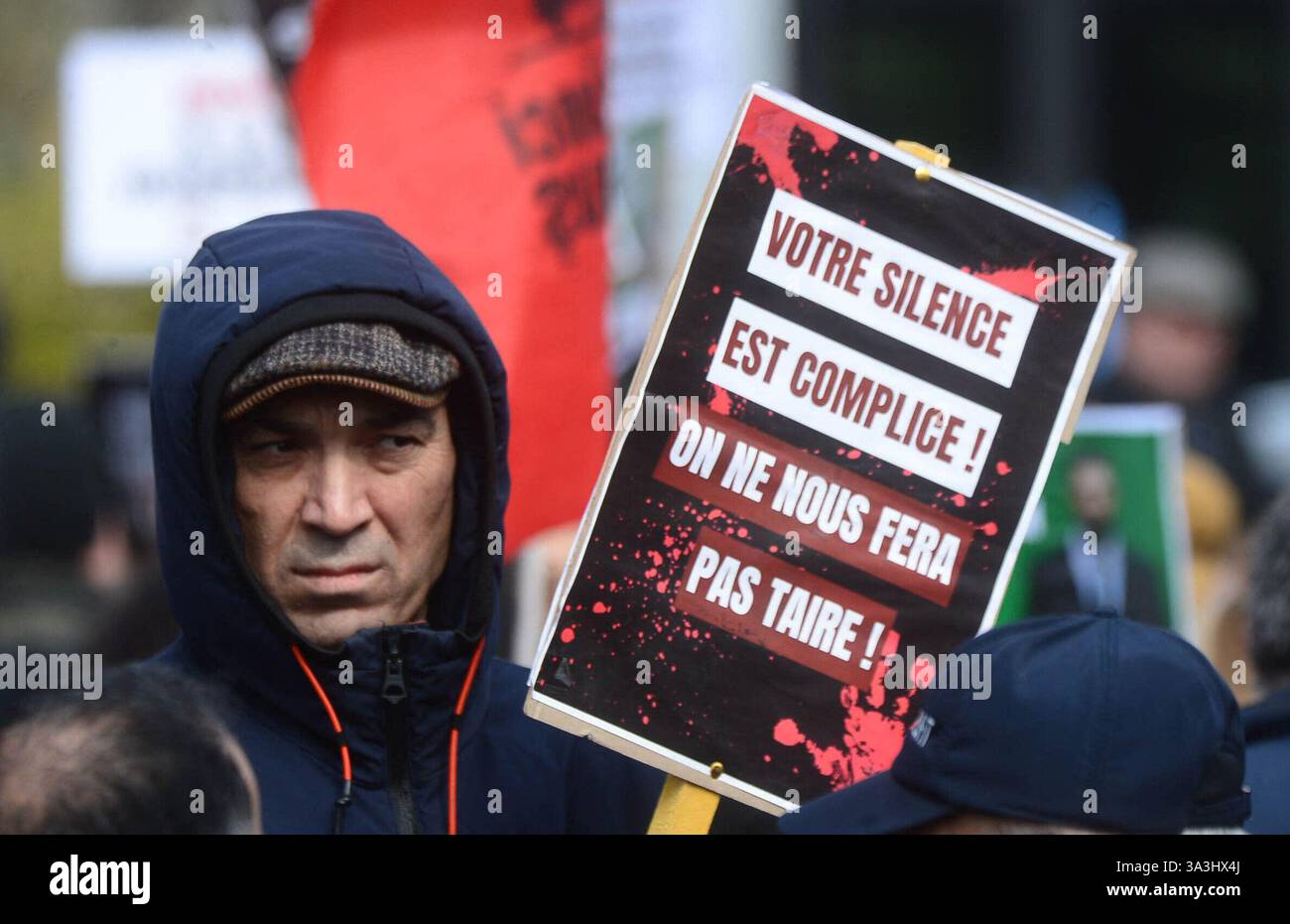 Rally in support of the Alawite population of Syria, organized by ...