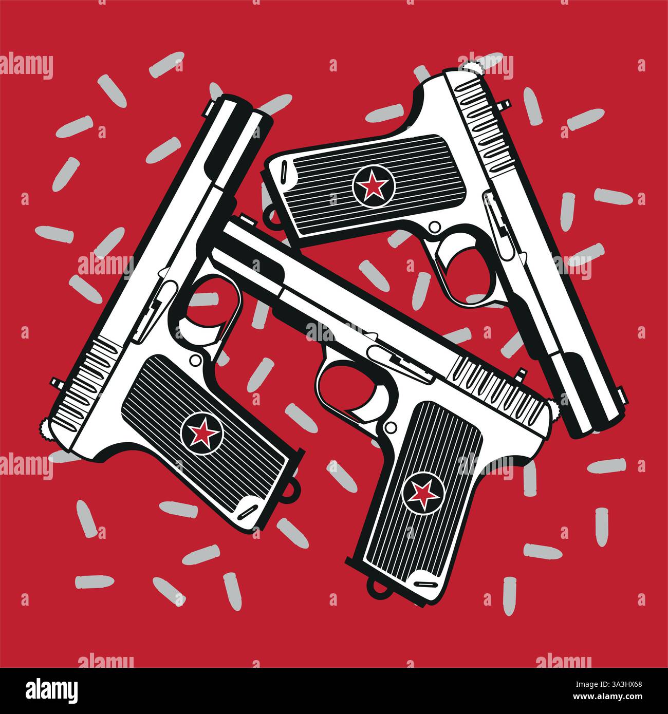 Old soviet russian pistol TT, world war 2 handgun and Target Stock ...