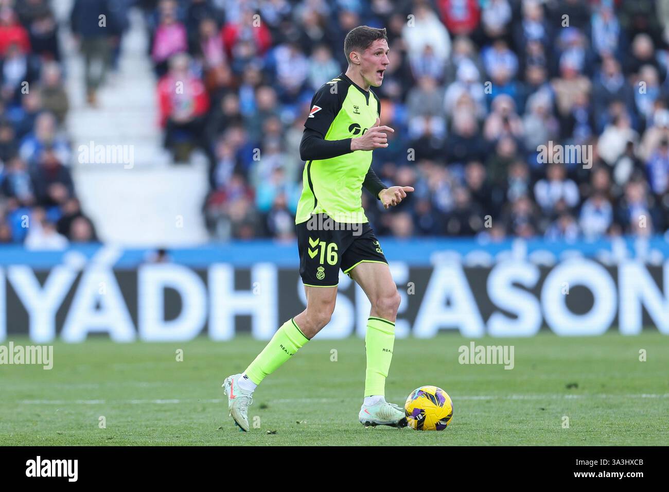 Sergi Altimira of Real Betis in action during the Spanish league ...