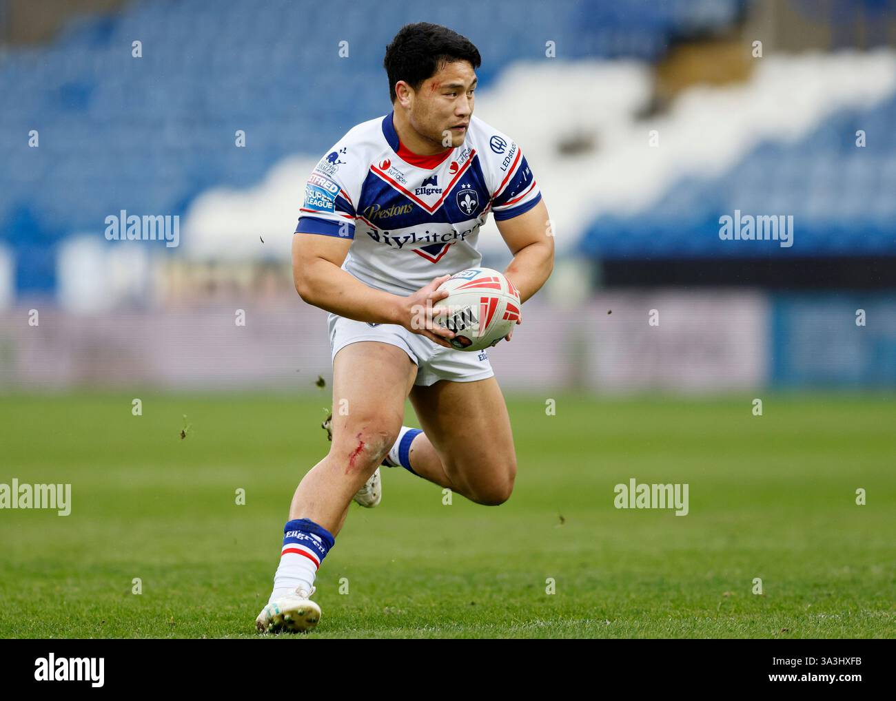 Wakefield Trinity's Mason Lino on the ball during the Betfred Challenge ...