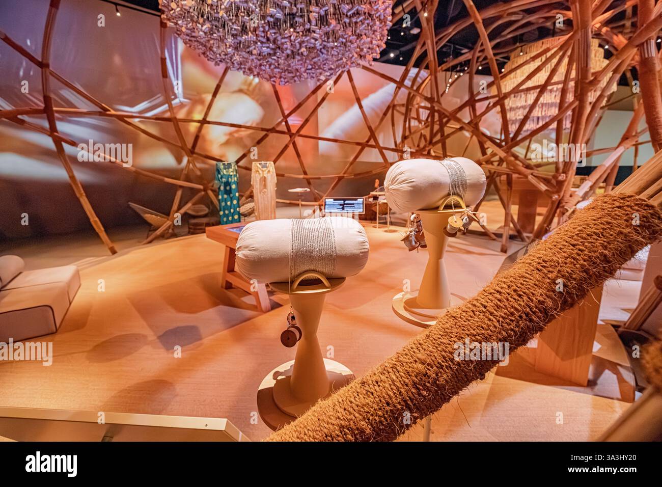 16 January 2025, Abu Dhabi, UAE: Immersive museum House Of Artisans ...