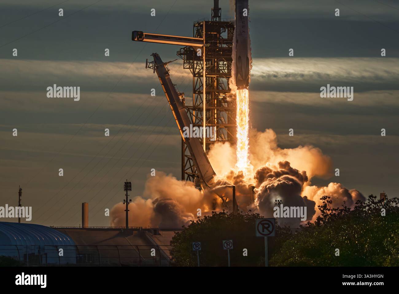NASA SpaceX ISS Crew-10 Stock Photo - Alamy