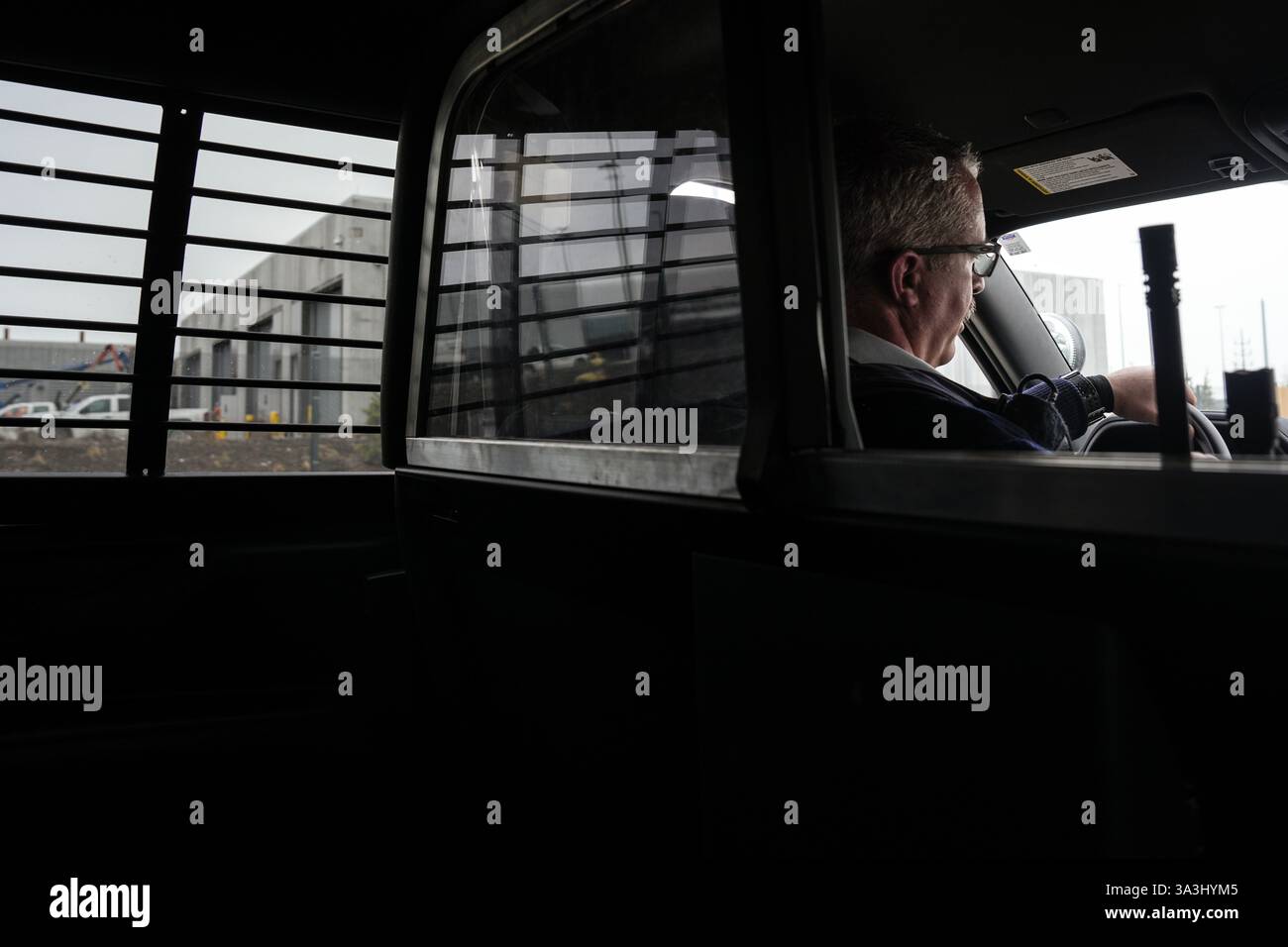 Windsor, Can. 07th Mar, 2025. Const. Ian Smith of the RCMP's Border ...