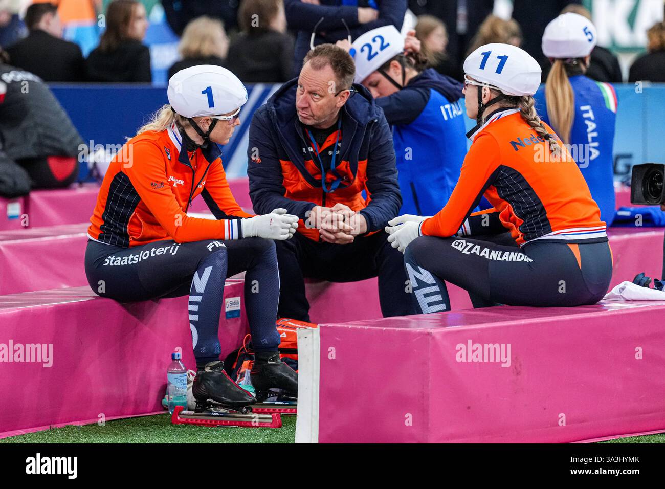 Hamar, Norway. 16th Mar, 2025. HAMAR, NORWAY - MARCH 16: Marijke Groenewoud of Netherlands ...