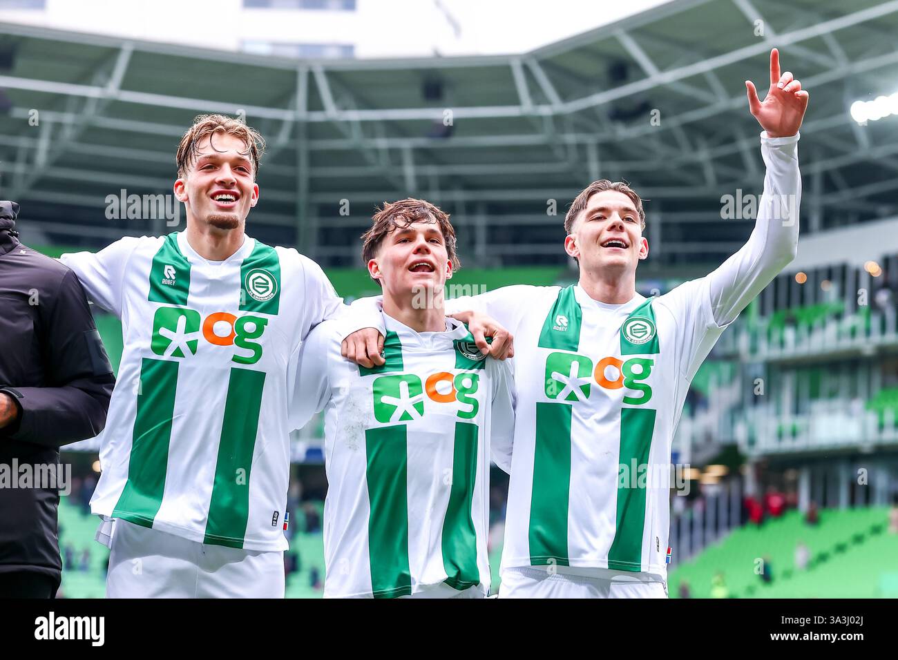 GRONINGEN, NETHERLANDS - MARCH 16: Luciano Valente of FC Groningen ...