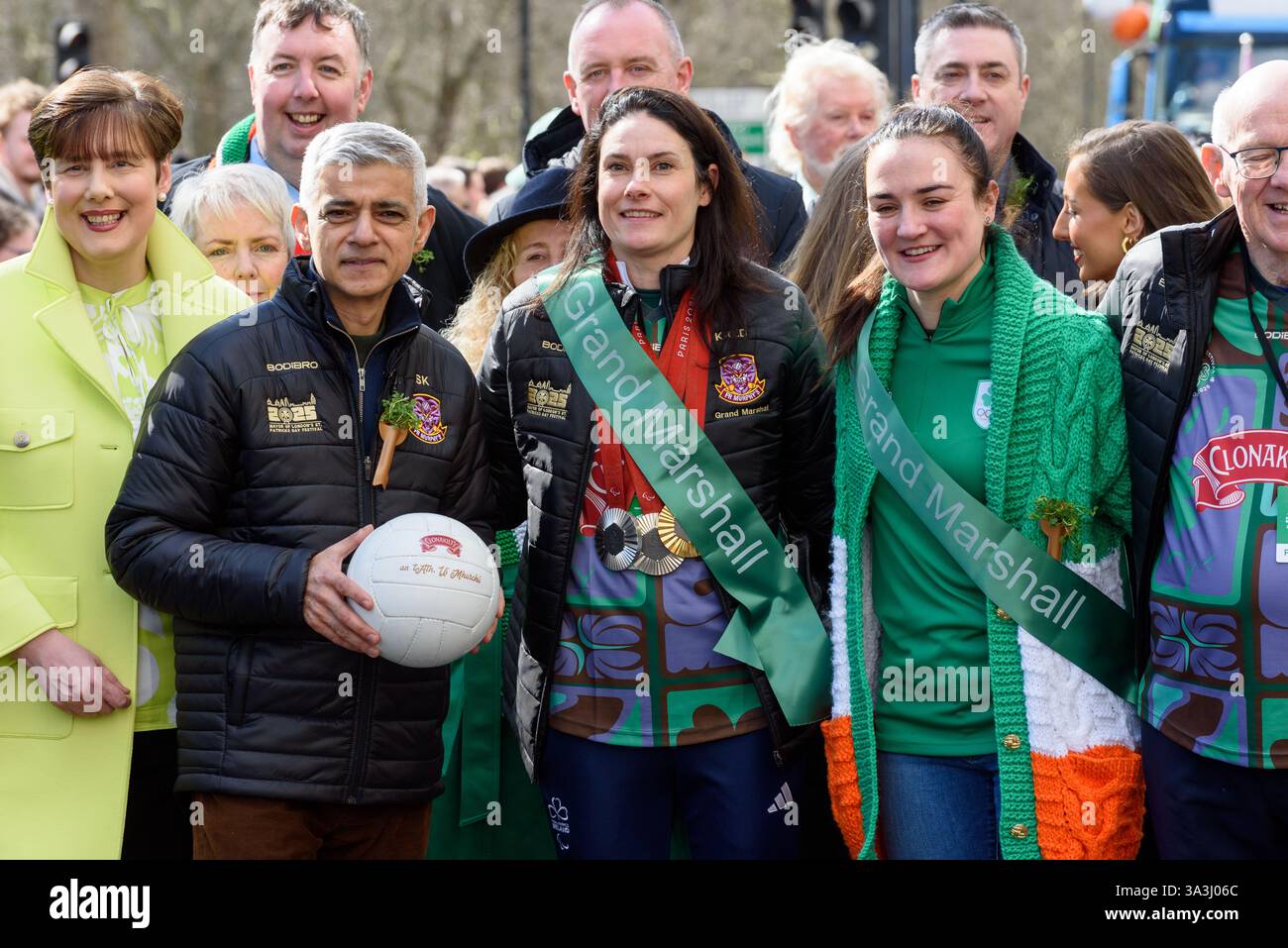 London, UK. 16 March 2025. Irish Paralympic gold medal winning cyclist ...