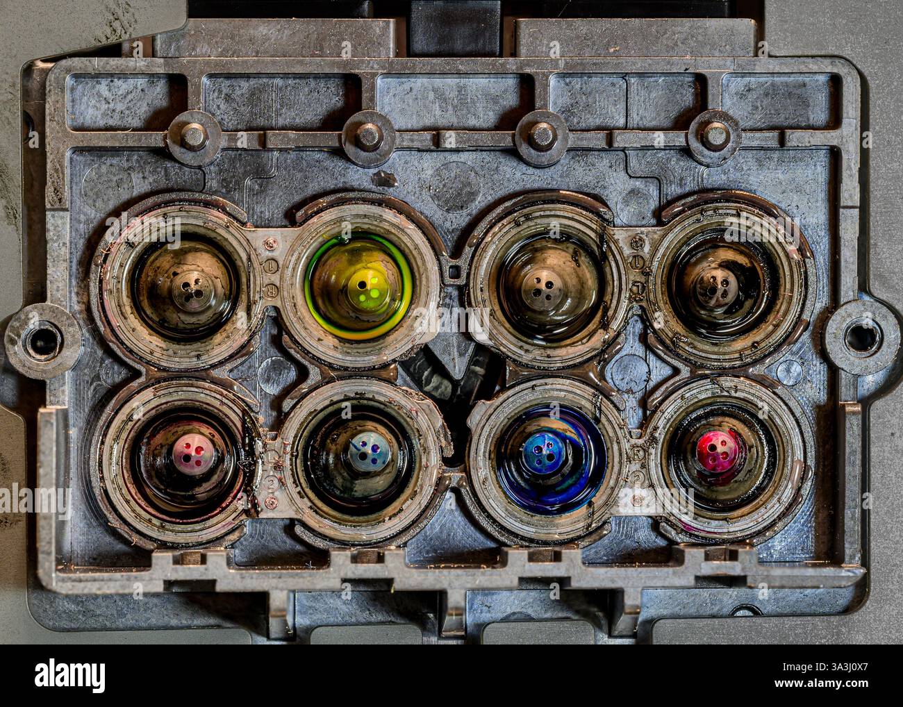 The nozzles of the inkjets of an Epson 3880 printer Stock Photo - Alamy