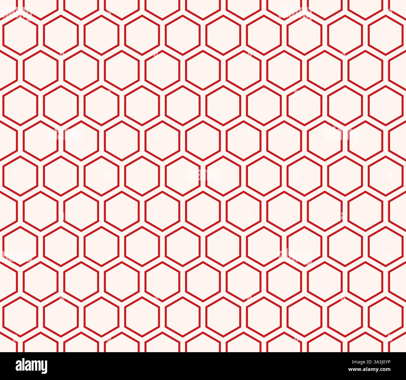 Geometric shapes background. Red color on matching background. Hexagon mosaic composition ...