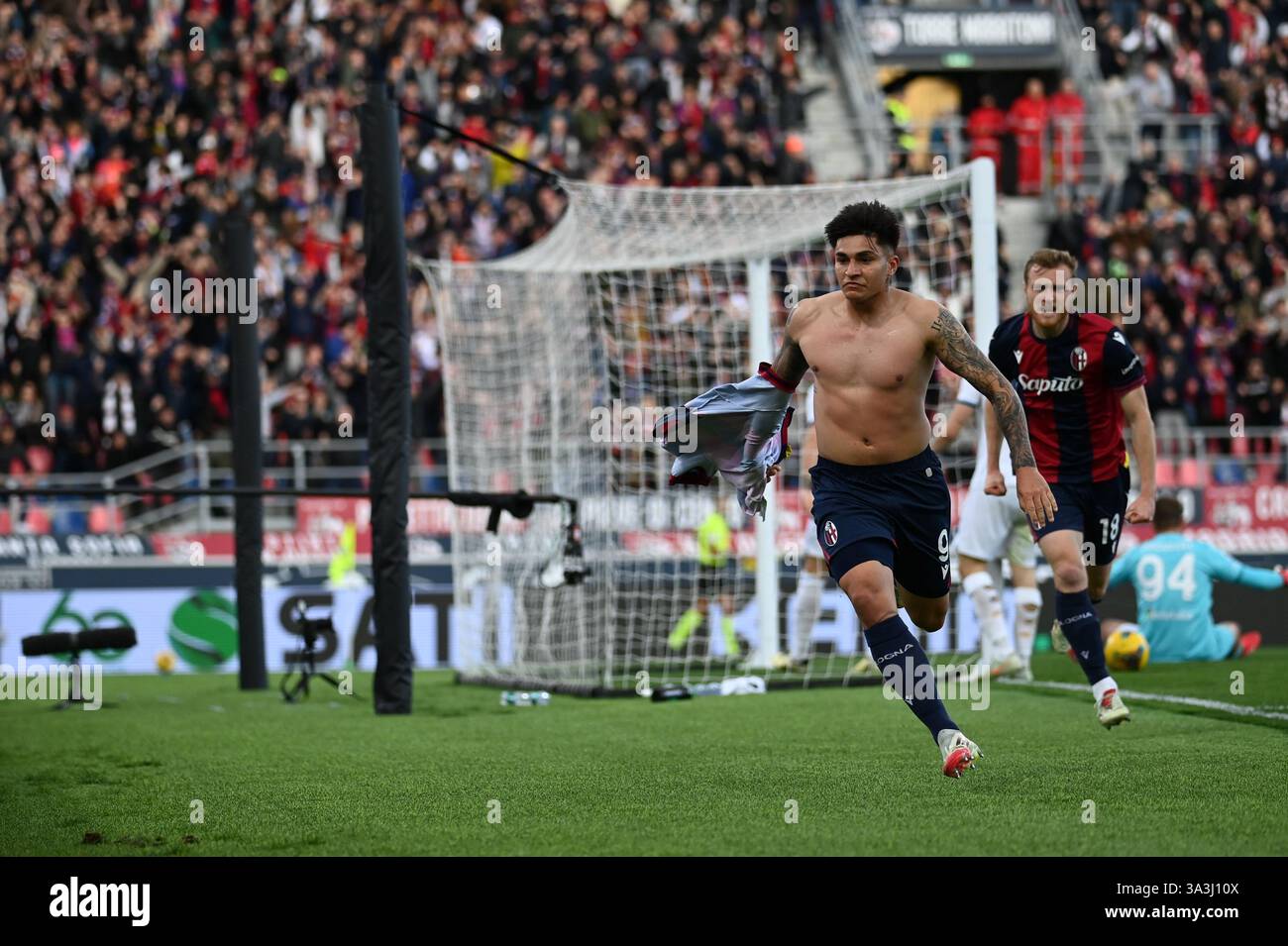 Santiago Castro (Bologna Fc) celebrating his goal during Bologna FC vs ...