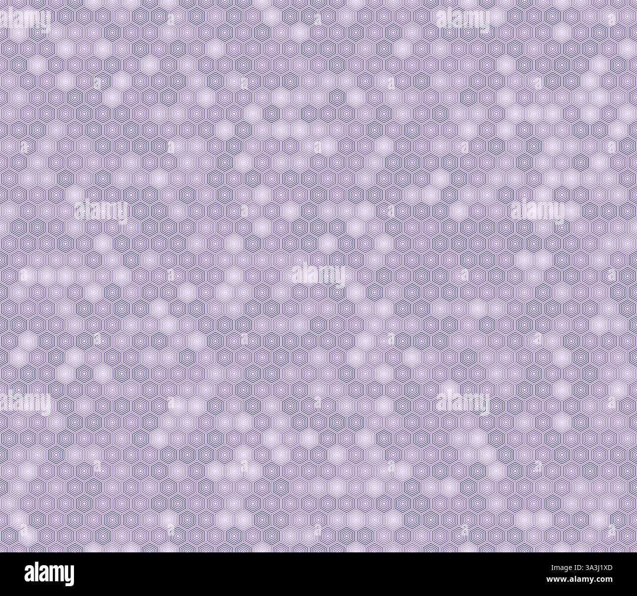 Vector seamless pattern. Purple color tones gradients. Simple stacked hexagons. Regular hexagon ...