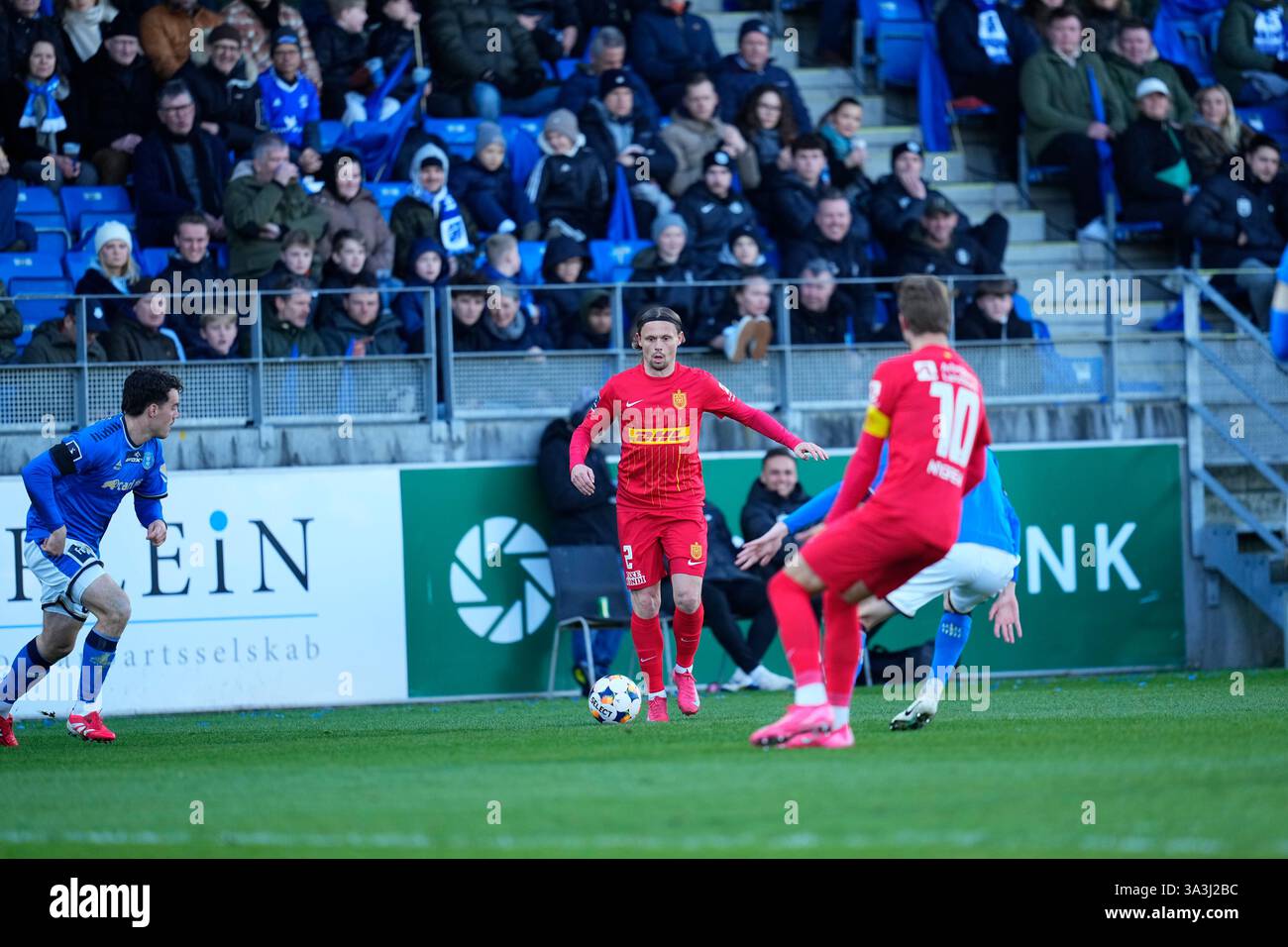Lyngby, Denmark. 16th Mar, 2025. Superligakampen mellem Lyngby Boldklub ...