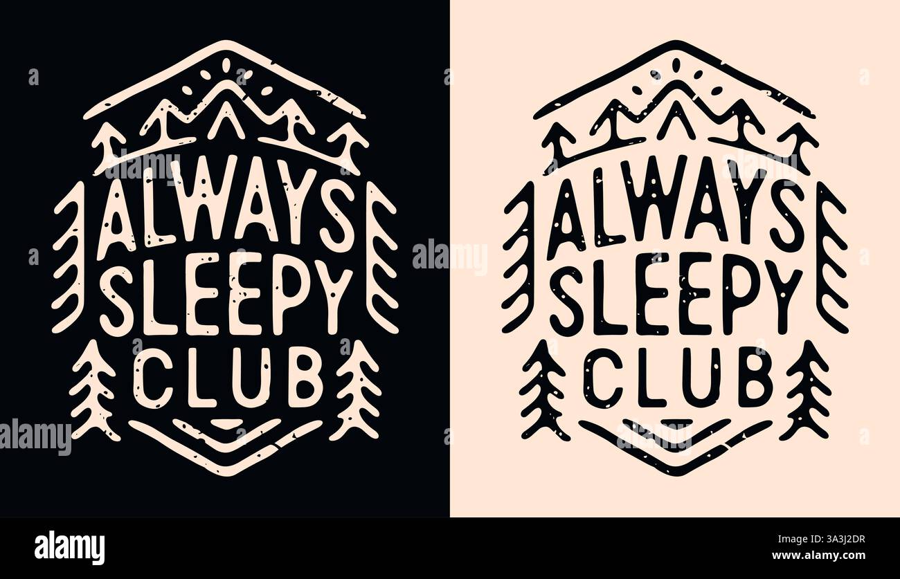 Nap minimalist logo hi-res stock photography and images - Alamy