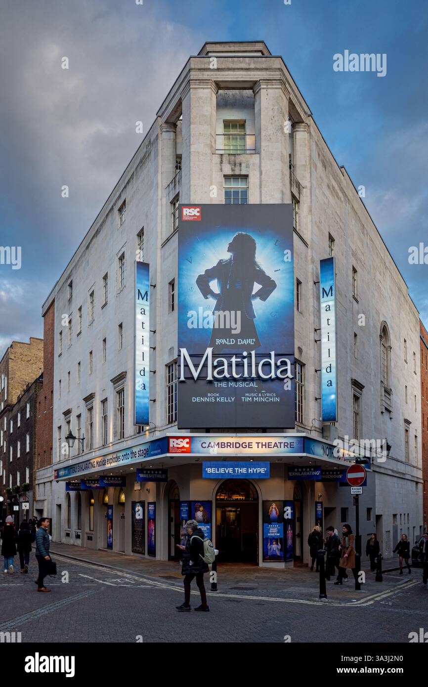 Matilda the Musical at the Cambridge Theatre London. Cambridge Theatre ...
