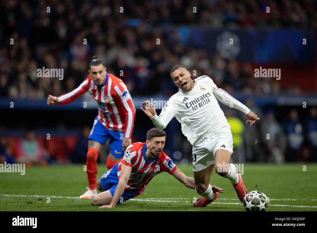 Madrid, March 12, 2025. The second leg of the Champions League round of ...