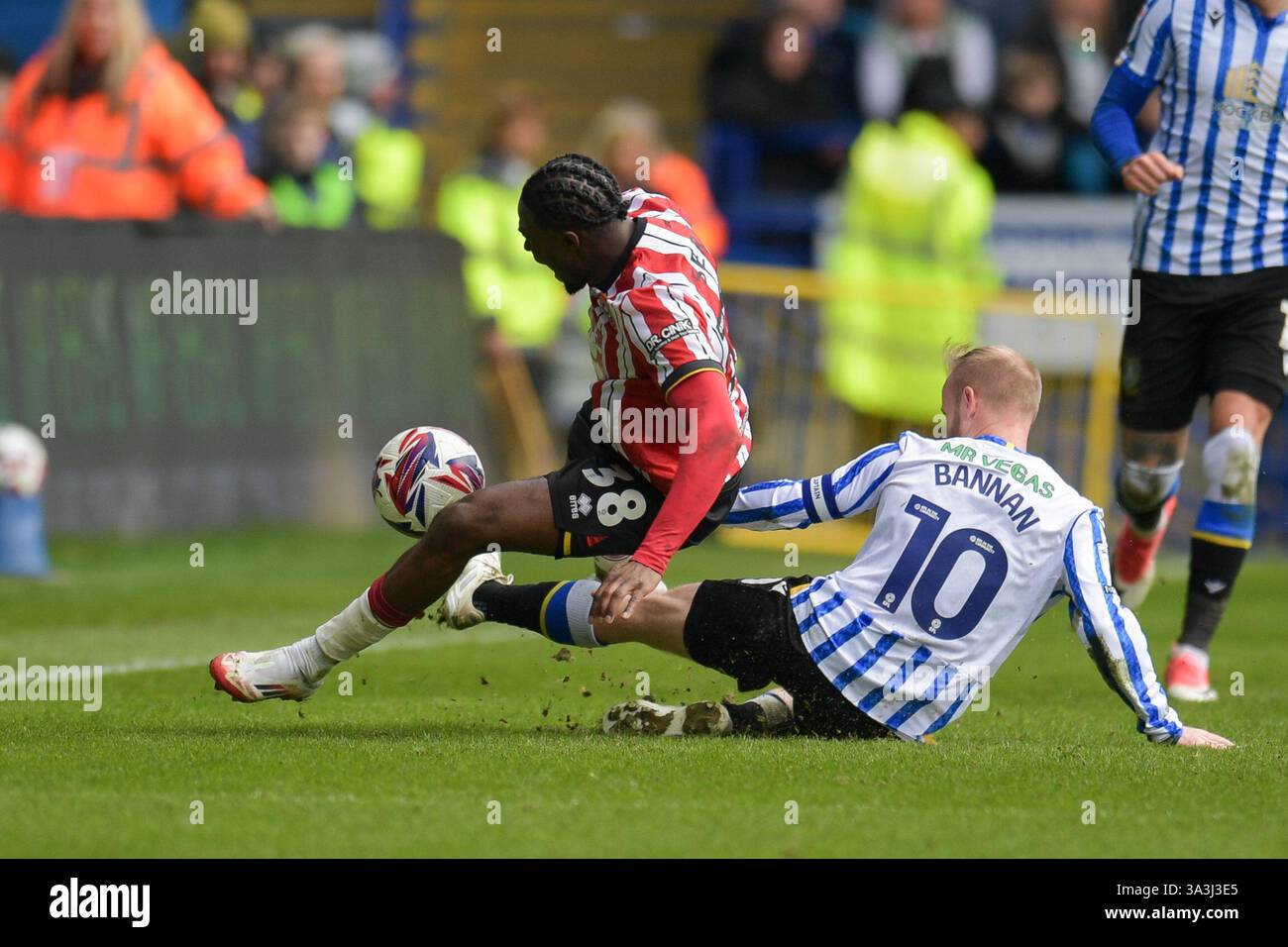 Sheffield, UK. 16th March, 2025. Sheffield Wednesday's Barry Bannan ...