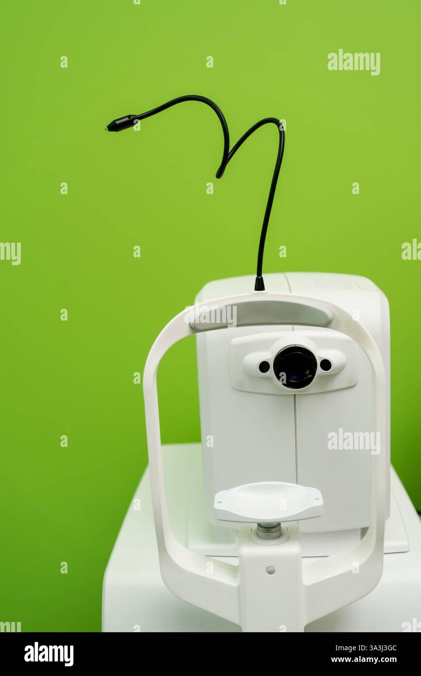 Optical coherence tomography OCT scan to create pictures of the back of ...