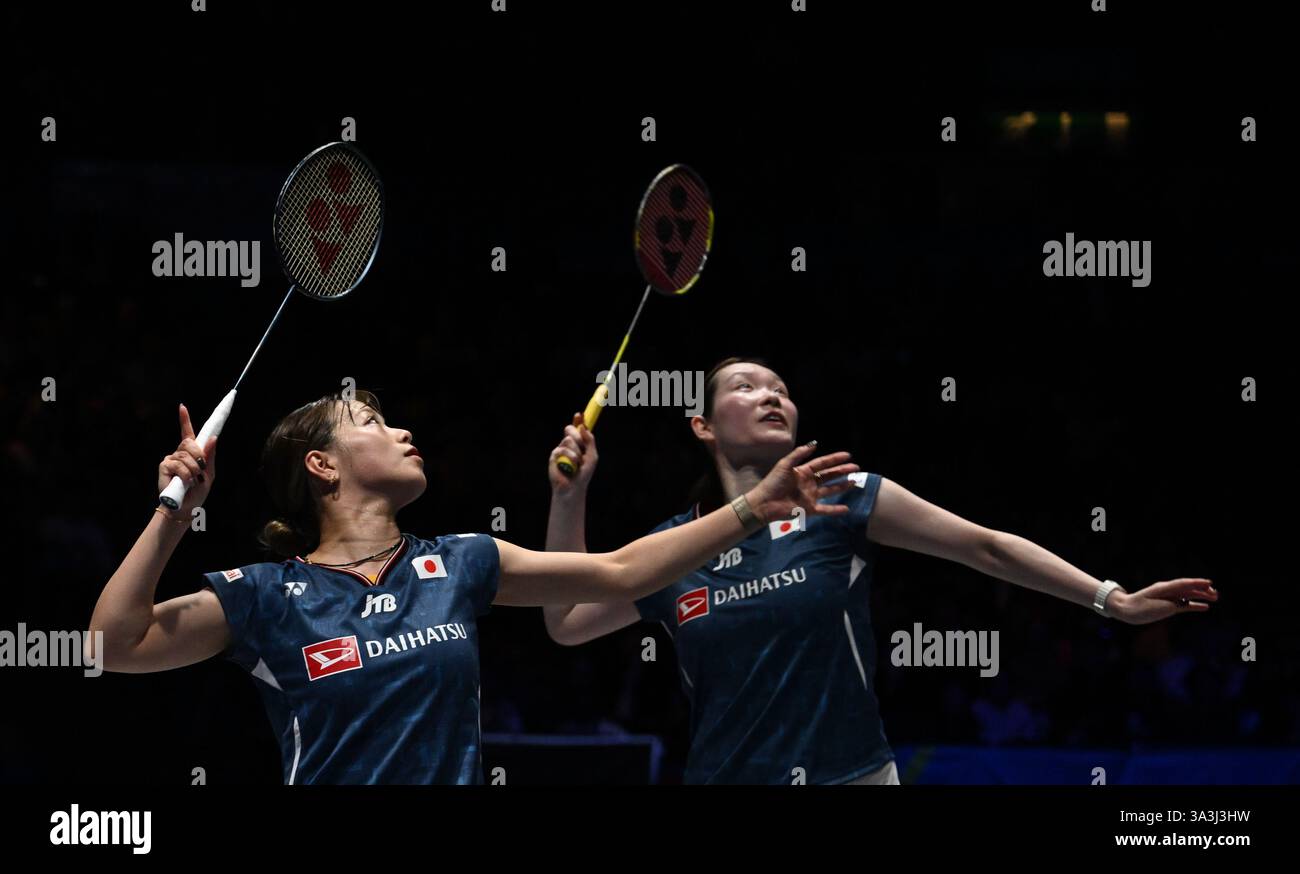 Utilita Arena, Birmingham, UK. 16th Mar, 2025. 2025 YONEX All England Open Badminton ...