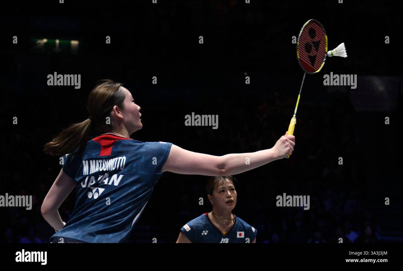 Utilita Arena, Birmingham, UK. 16th Mar, 2025. 2025 YONEX All England Open Badminton ...