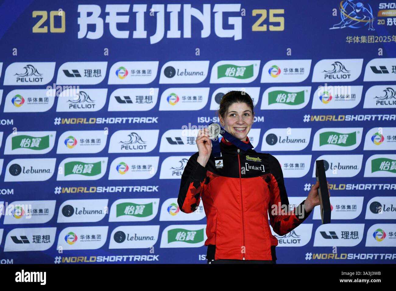 Beijing, China. 16th Mar, 2025. Silver medalsit Rikki Doak of Canada ...