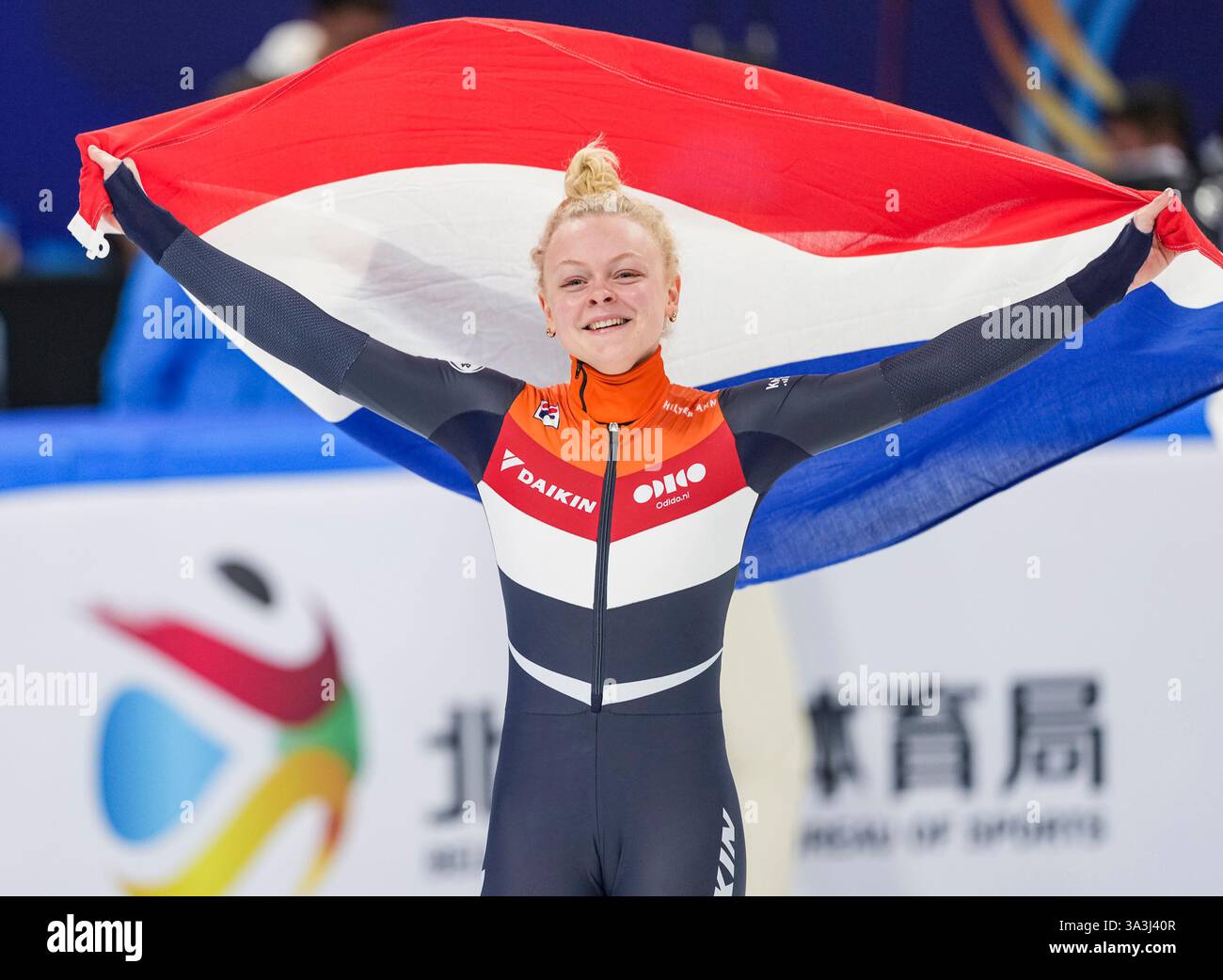 Beijing, China. 16th Mar, 2025. Xandra Velzeboer of the Netherlands ...