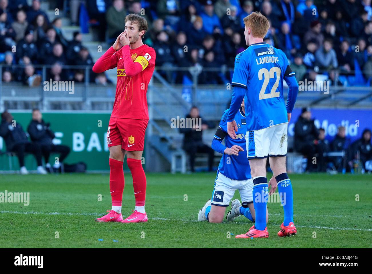 Lyngby, Denmark. 16th Mar, 2025. Superligakampen mellem Lyngby Boldklub ...