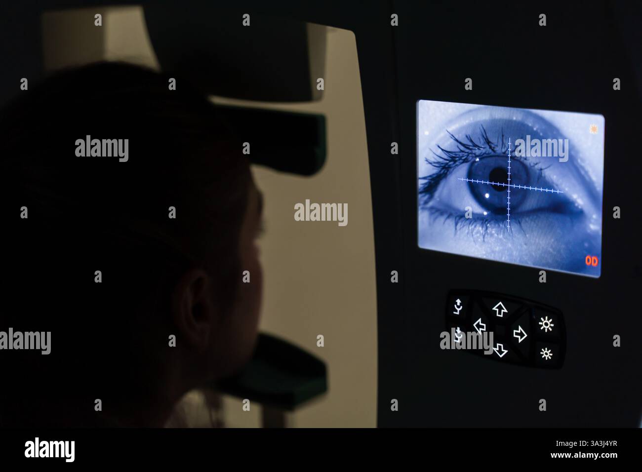 Perimetry visual field test for measure all areas of eyesight ...