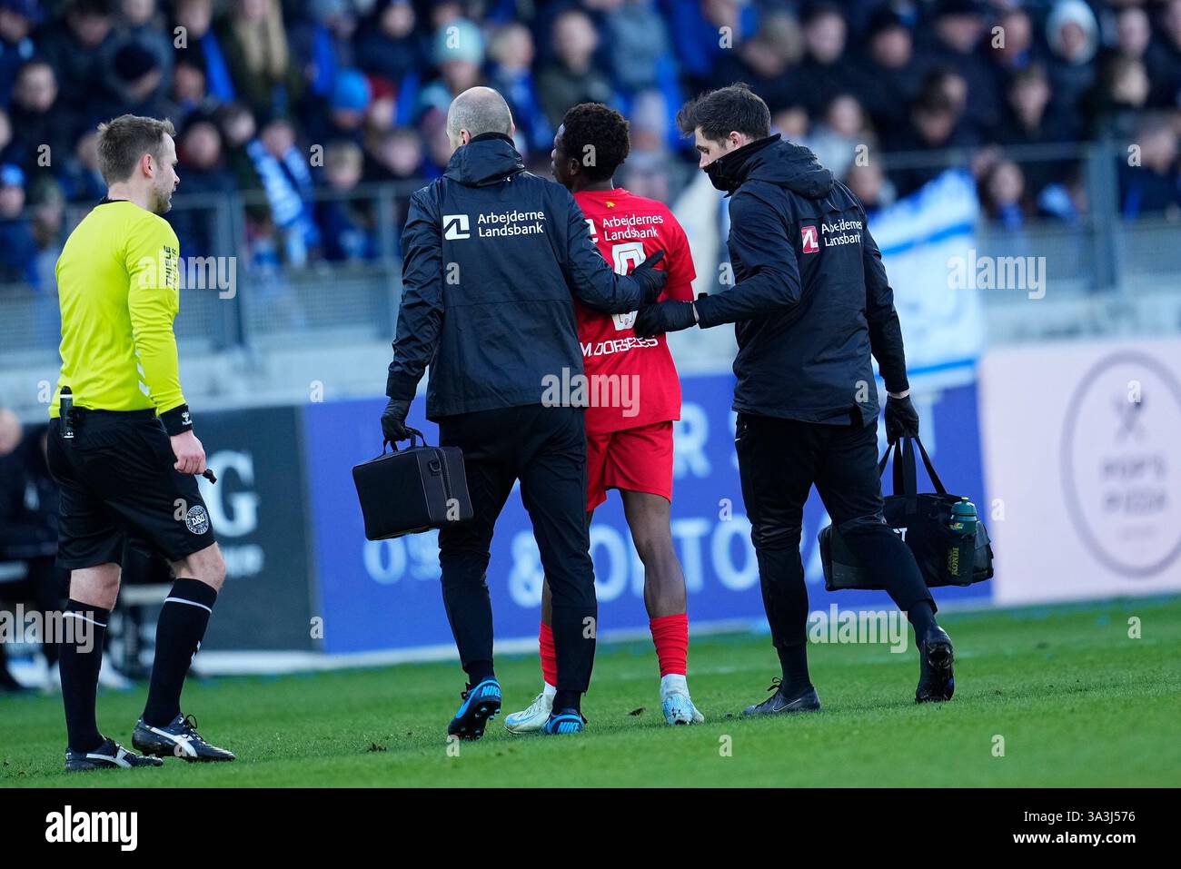 Lyngby, Denmark. 16th Mar, 2025. Superligakampen mellem Lyngby Boldklub ...