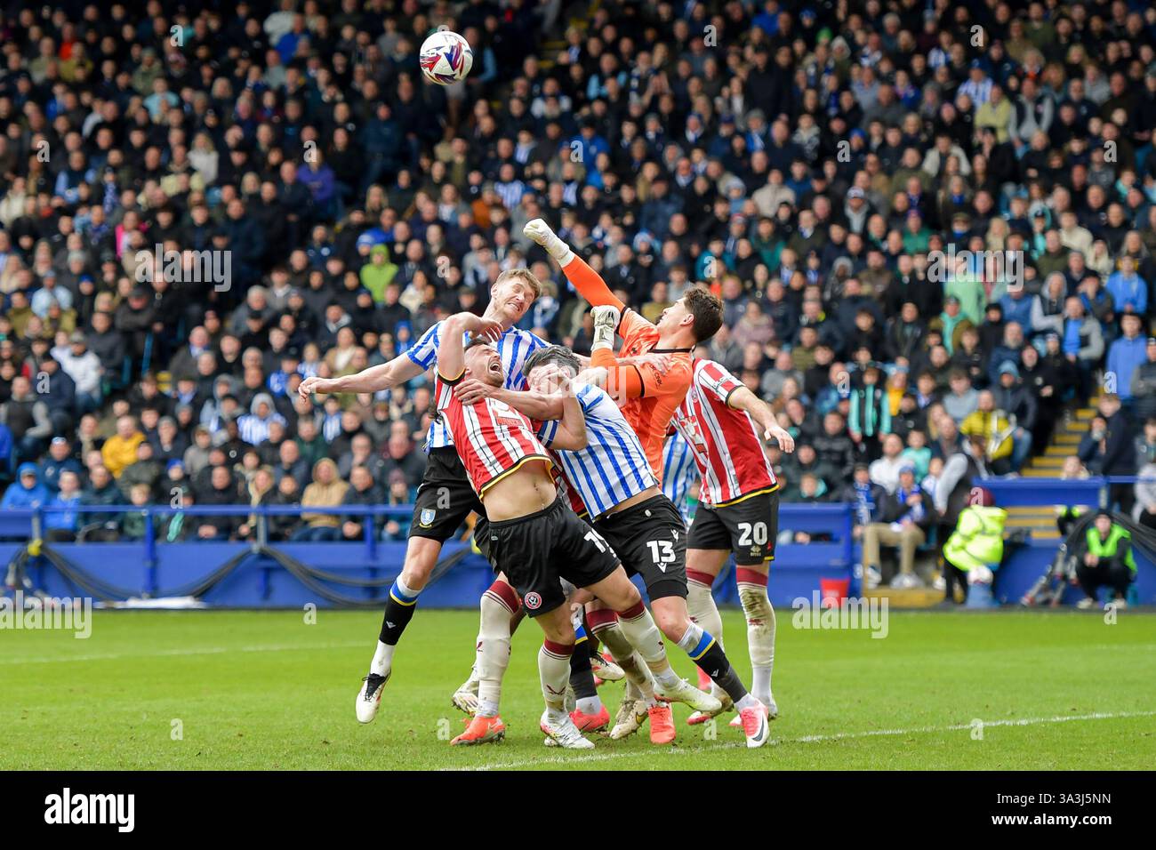Sheffield, UK. 16th March, 2025. Sheffield United's Michael Cooper ...