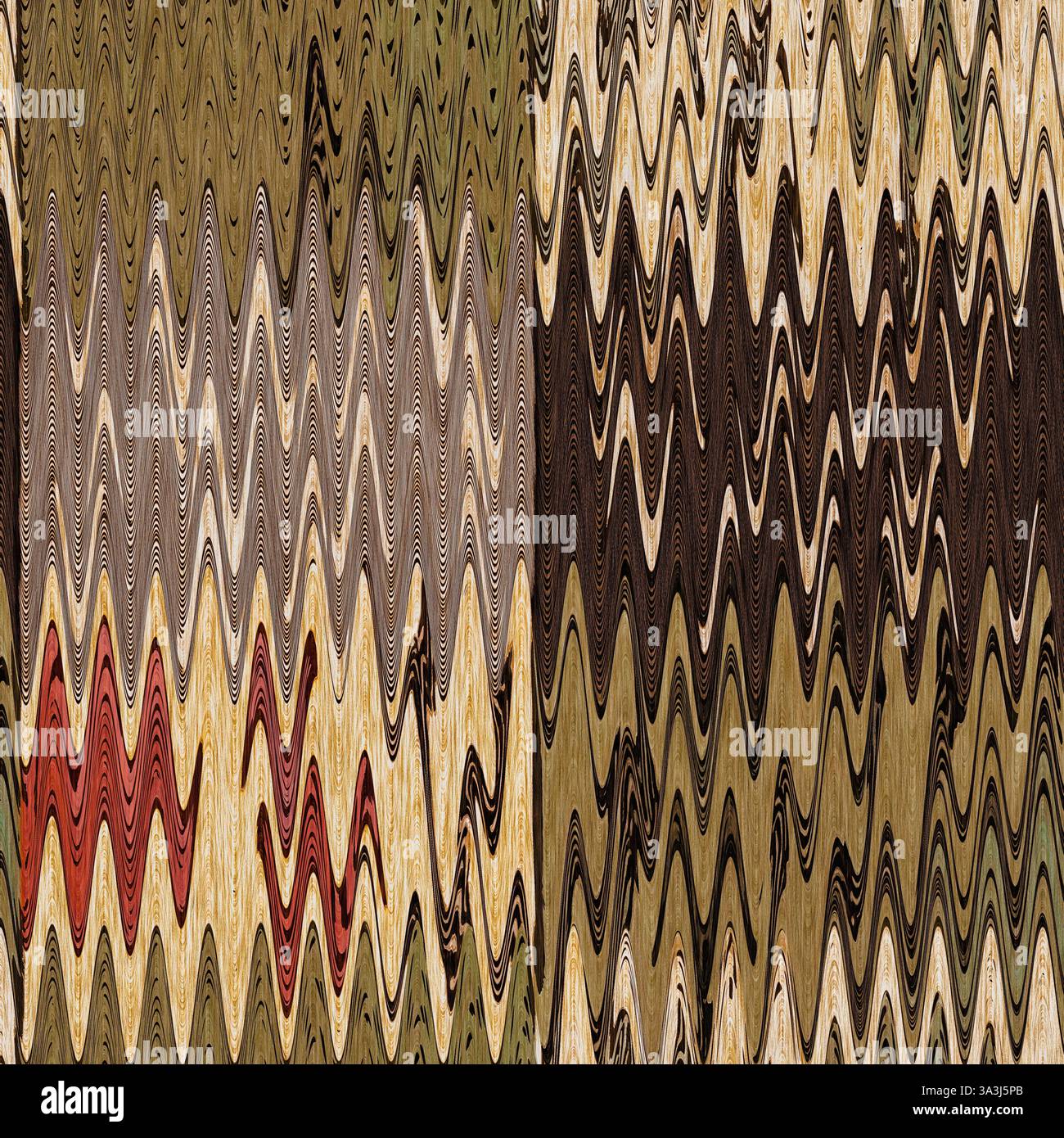 Fall colour wavy marble effect seamless pattern background. Drip style ...