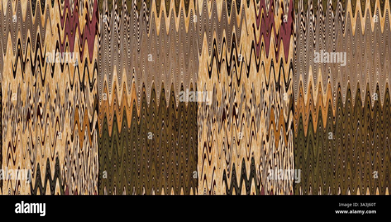 Fall colour wavy marble effect seamless border pattern background. Drip ...