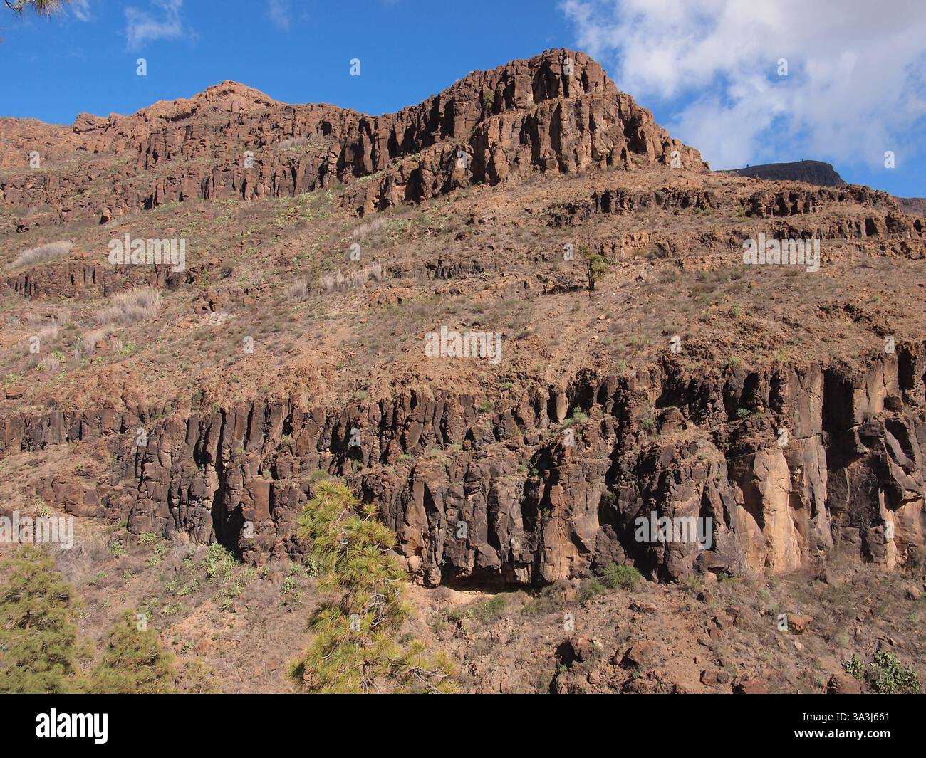 Parque Natural de Pilancones (San Bartolomé de Tirajana, Gran Canaria, Kingdom of Spain Stock ...