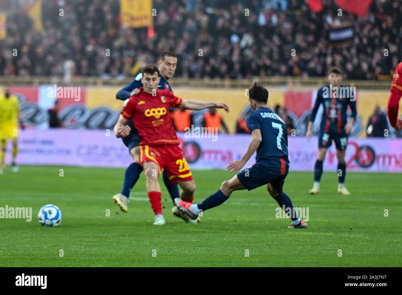 Catanzaro, Italy. 16th Mar, 2025. Tommaso Biasci during US Catanzaro vs ...