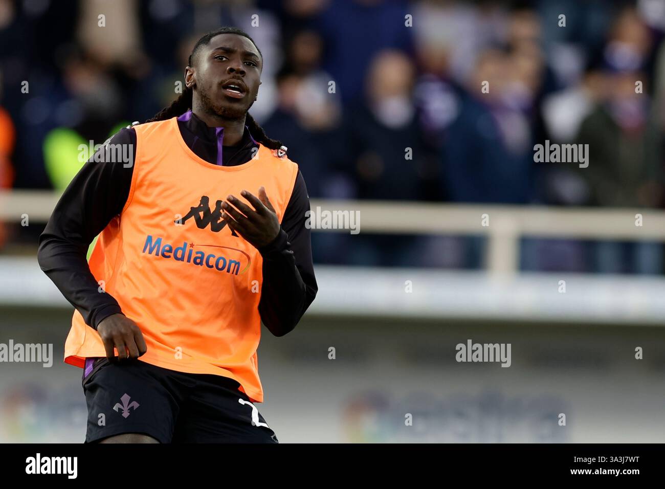 Florence, Italy. 16th Mar, 2025. Fiorentina's Italian forward Moise ...