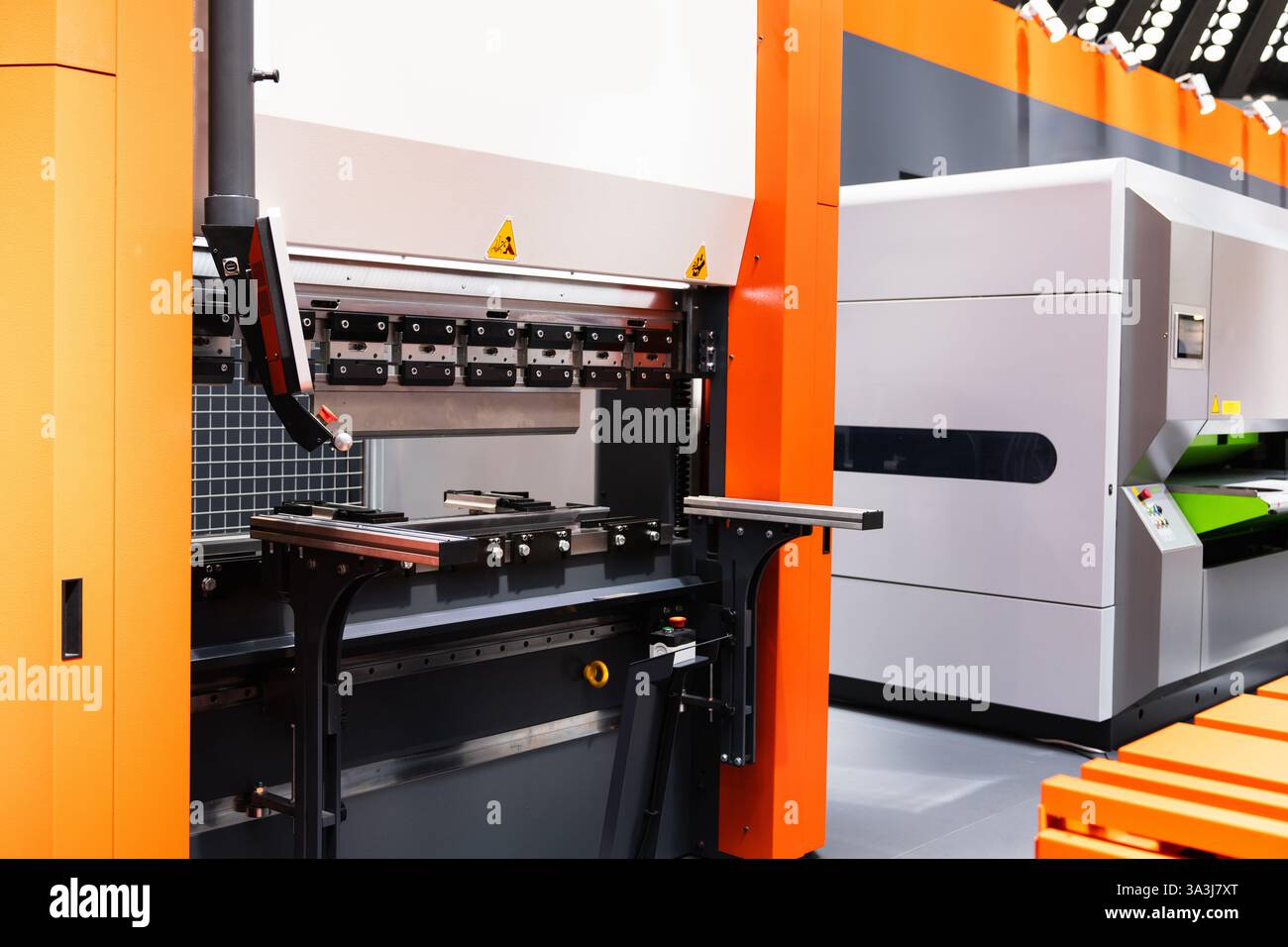 CNC mashine. Motorized maneuverable tool is controlled by a computer ...