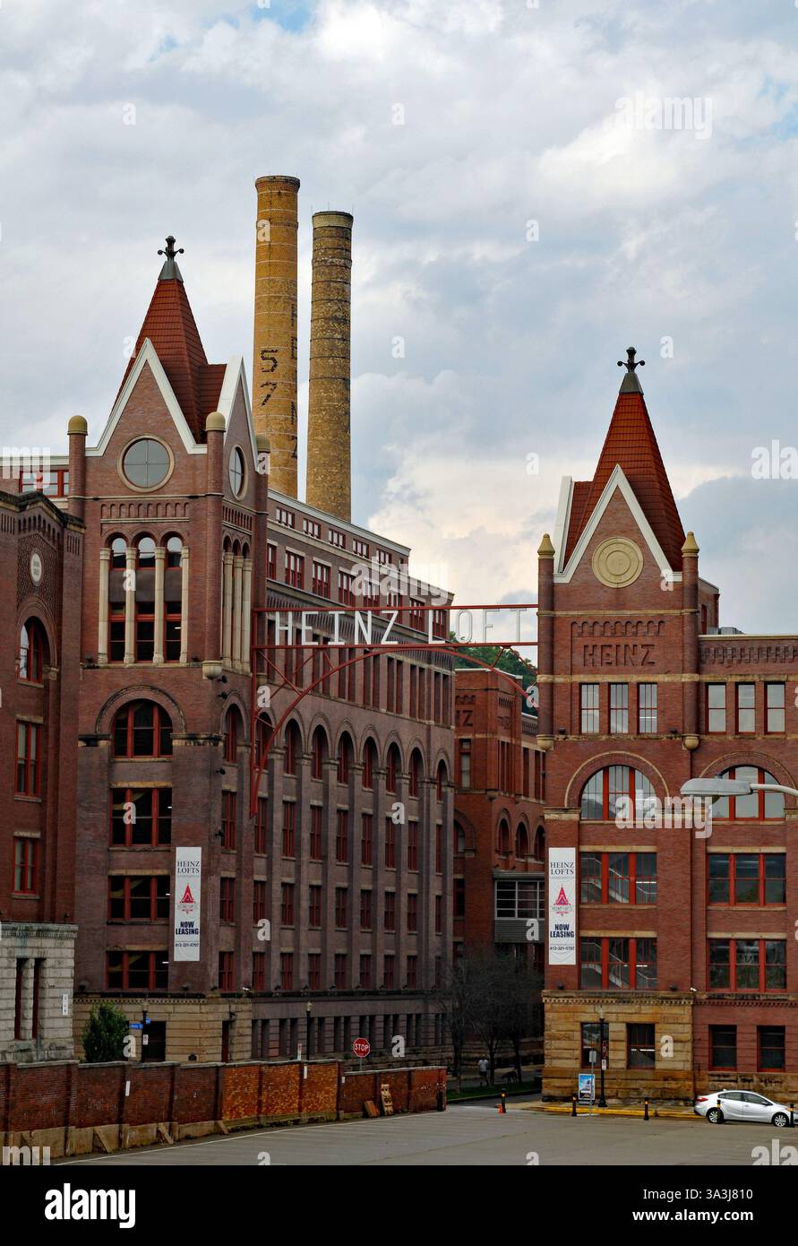 The Heinz Lofts in Pittsburgh are a residential redevelopment of some ...