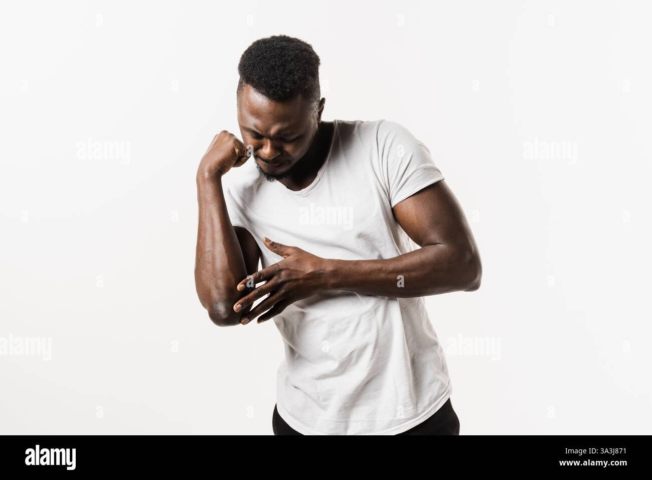 Elbow injury causing pain, swelling, stiffness, and limited movement ...