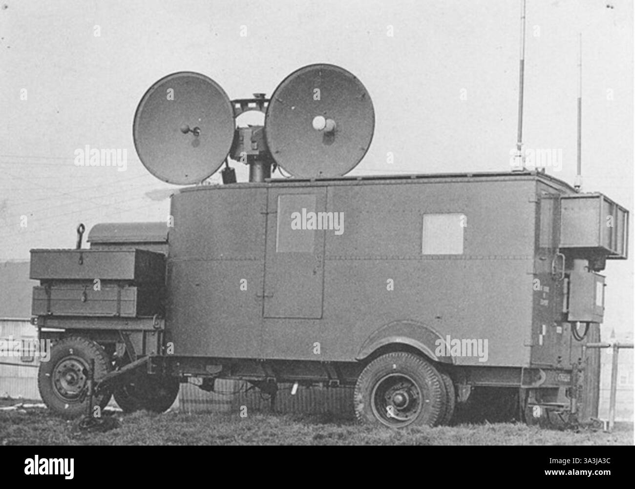 Wwii radar antennas Black and White Stock Photos & Images - Alamy