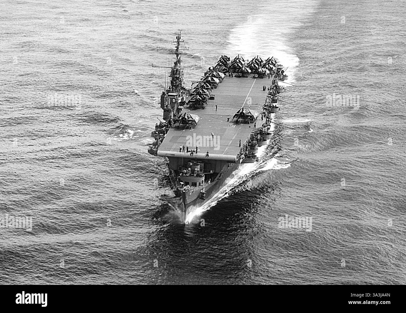 WWII NAVY - USS Cowpens nicknamed The Mighty Moo, was an 11,000-ton ...