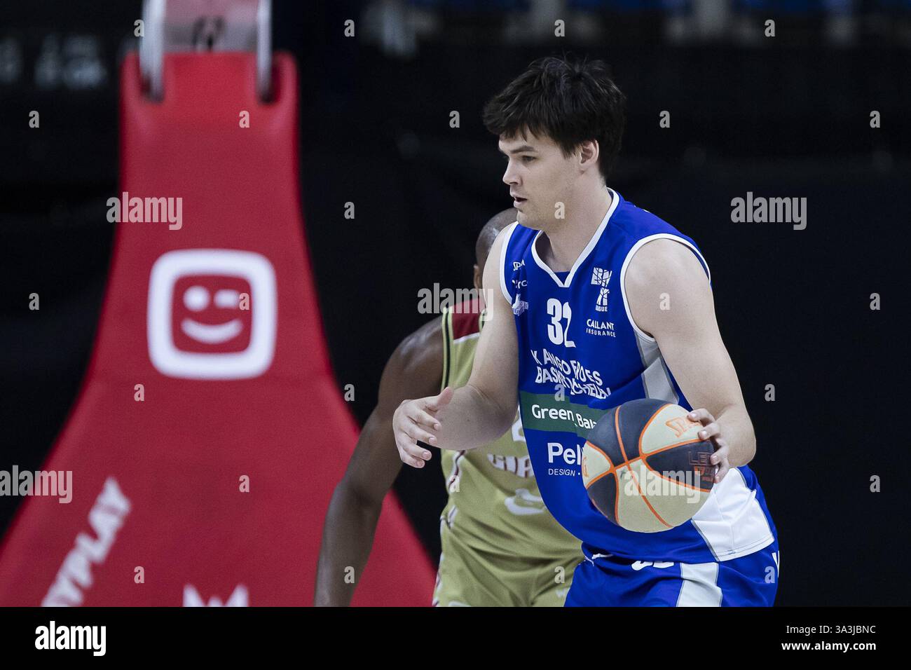 Mechelen's Seppe Willems pictured during a basketball match between Antwerp Giants and ...