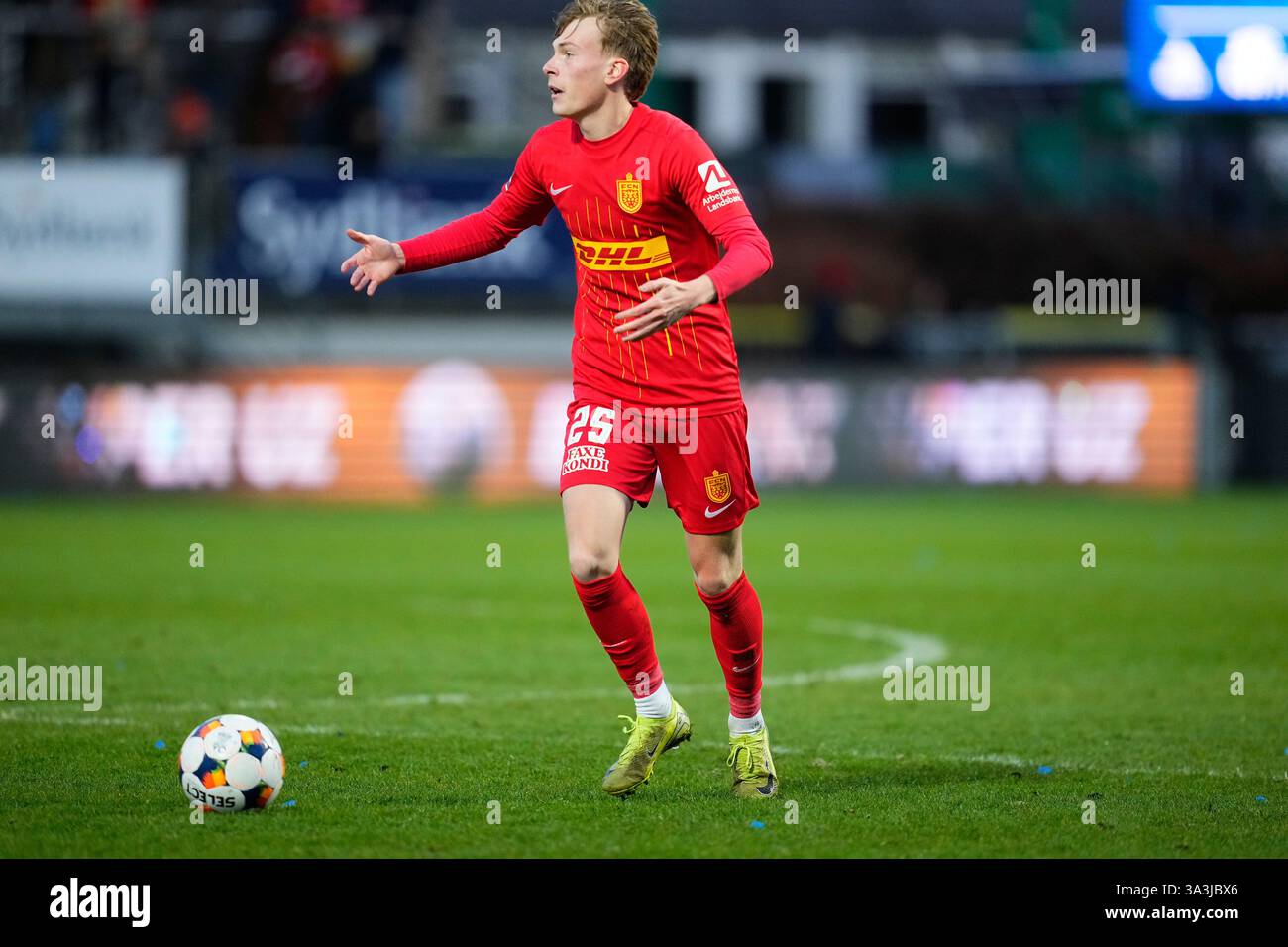 Lyngby, Denmark. 16th Mar, 2025. Superligakampen mellem Lyngby Boldklub ...
