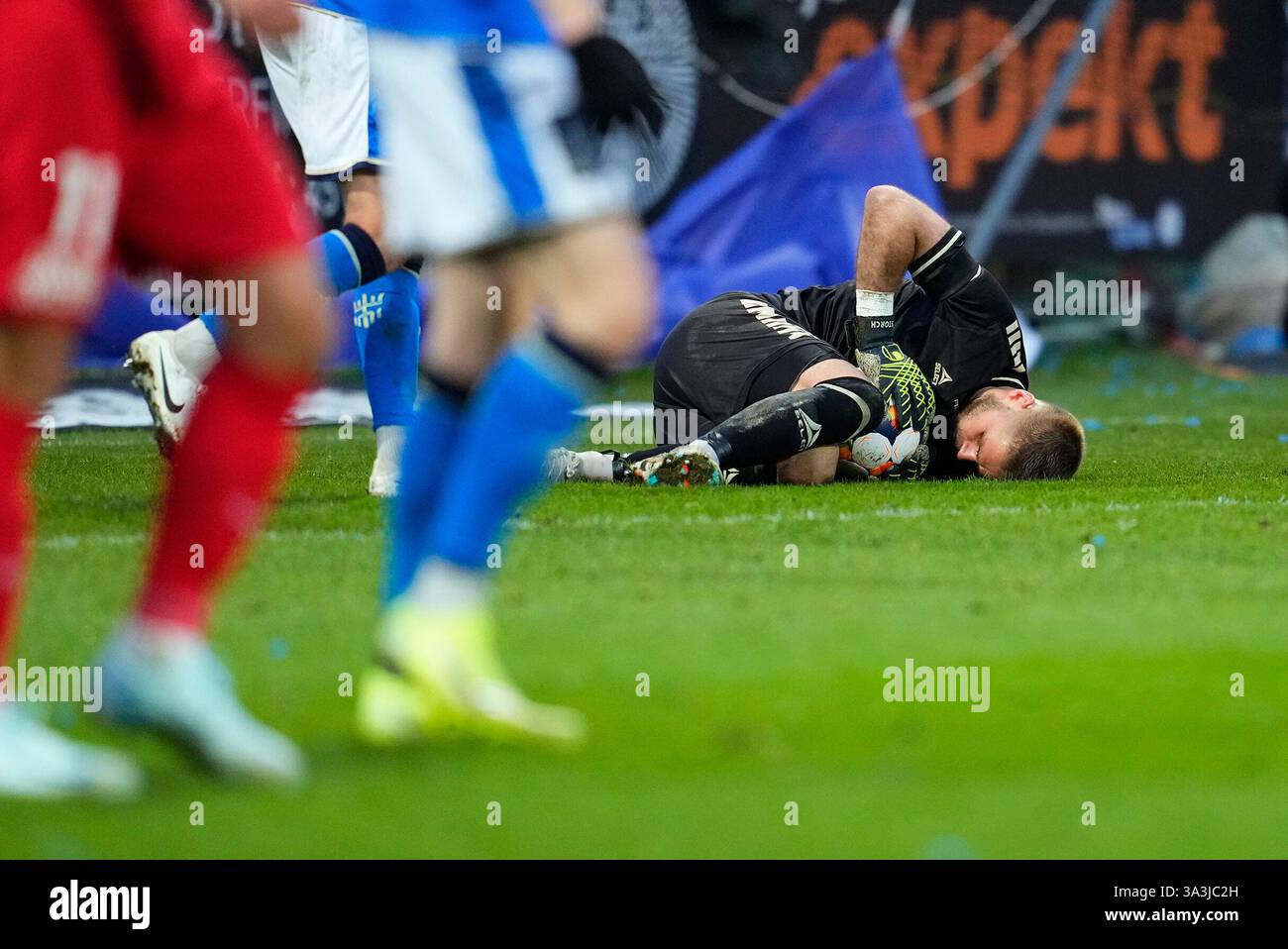 Lyngby, Denmark. 16th Mar, 2025. Superligakampen mellem Lyngby Boldklub ...