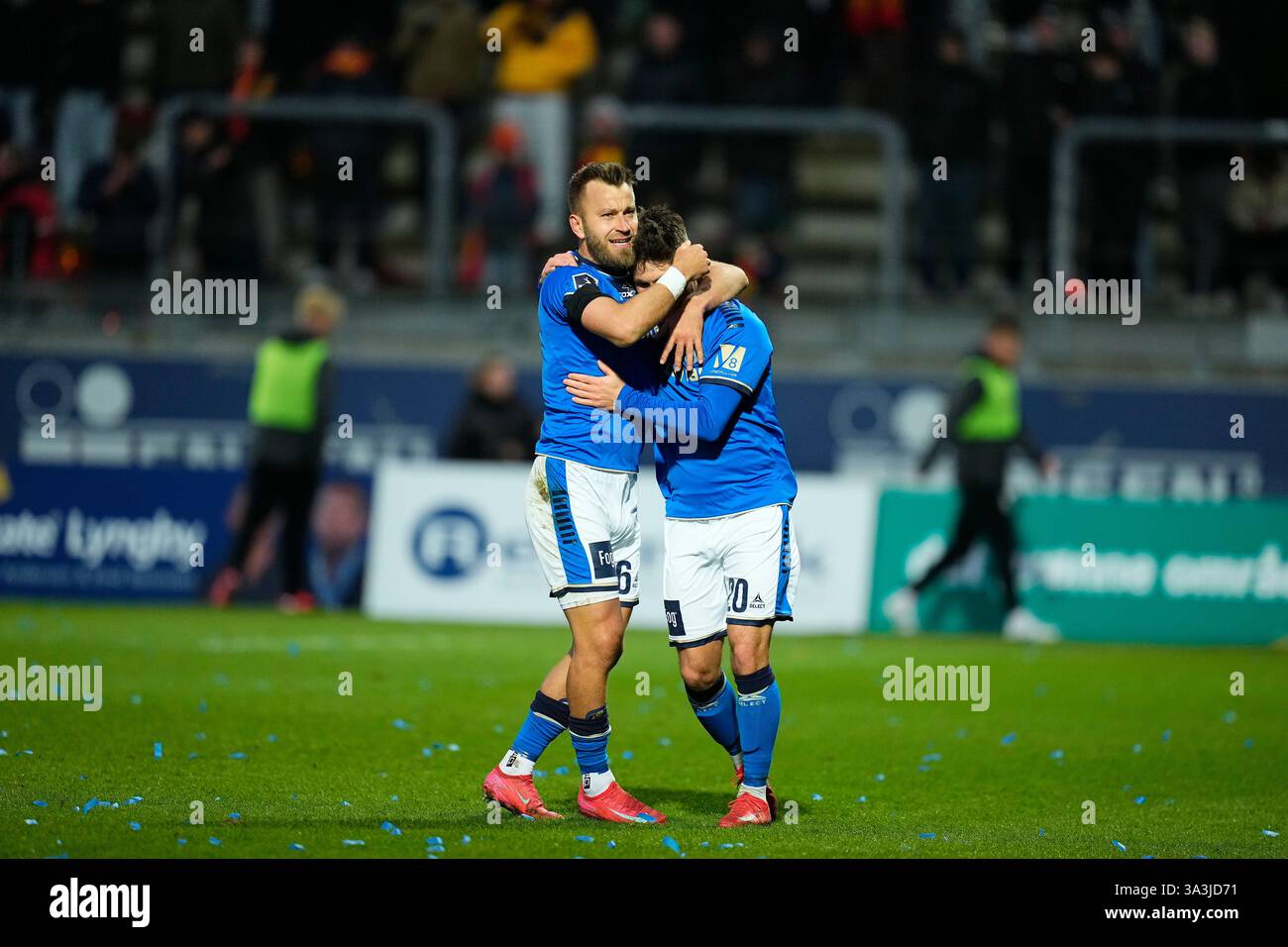 Lyngby, Denmark. 16th Mar, 2025. Superligakampen mellem Lyngby Boldklub ...
