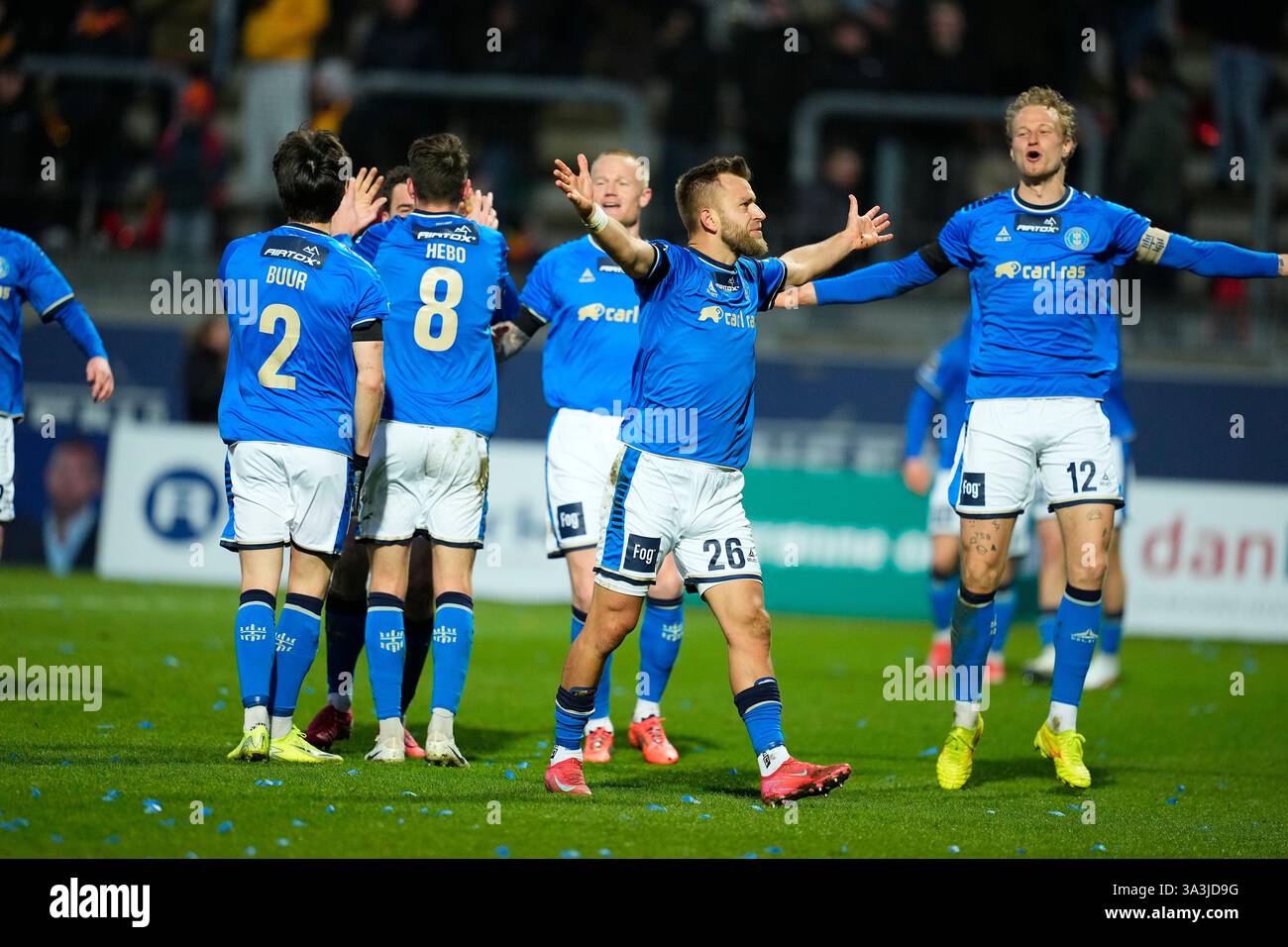 Superligakampen mellem Lyngby Boldklub og FC Nordsjaelland paa Lyngby ...