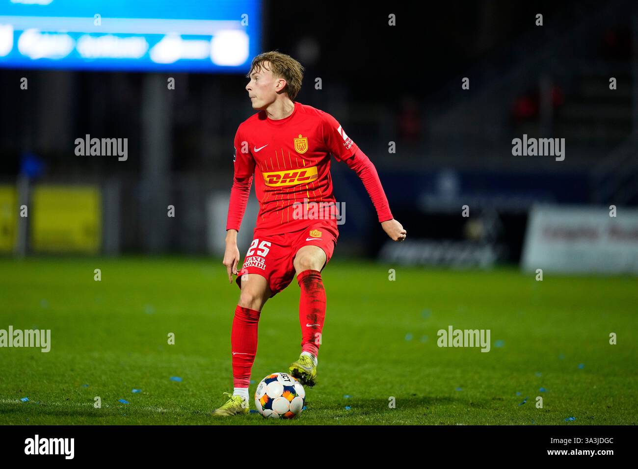 Lyngby, Denmark. 16th Mar, 2025. Superligakampen mellem Lyngby Boldklub ...