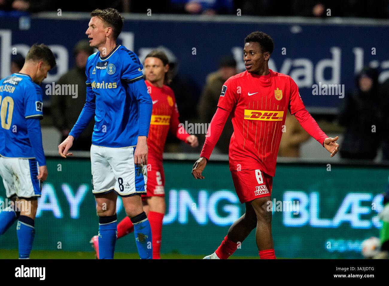 Lyngby, Denmark. 16th Mar, 2025. Superligakampen mellem Lyngby Boldklub ...