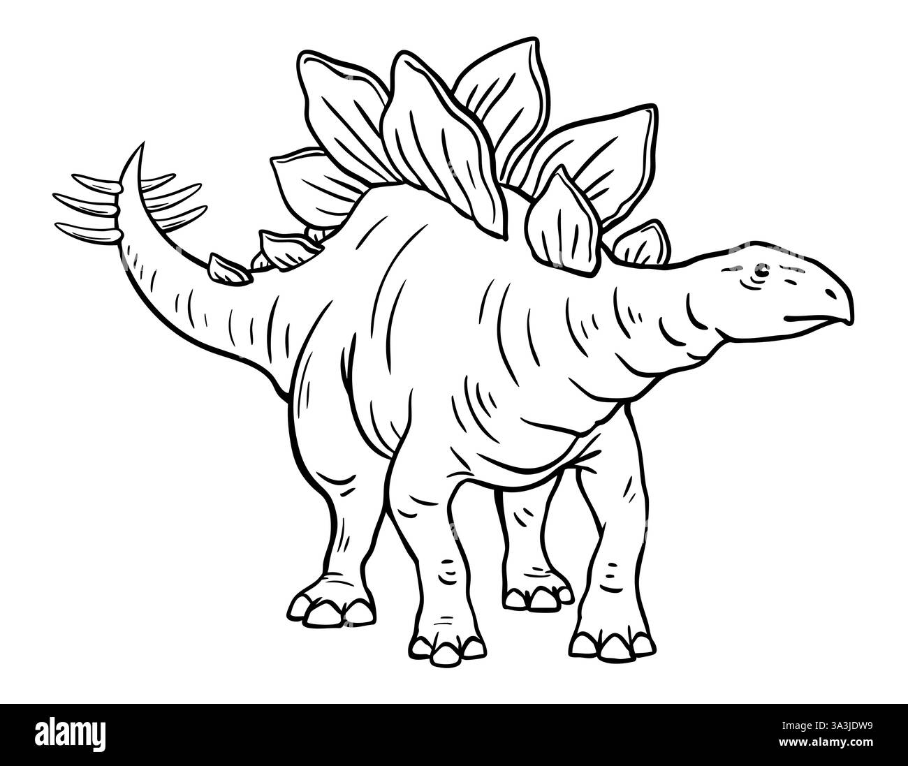 Stegosaurus anatomy hi-res stock photography and images - Alamy