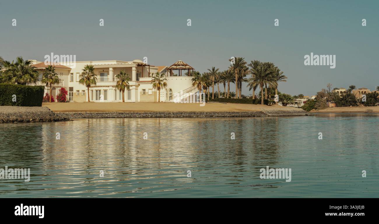 El Gouna resort on the Red Sea coast in Egypt residential luxury villas ...
