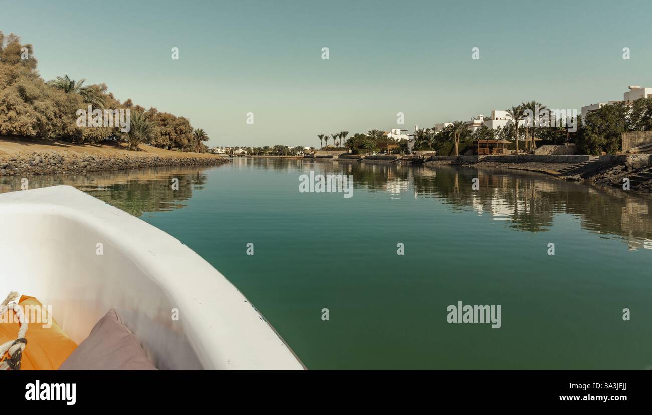 El Gouna resort on the Red Sea coast in Egypt landscape of El Gouna ...