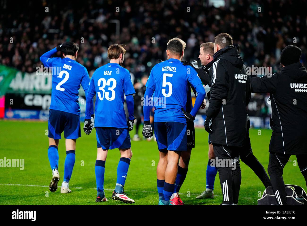 Viborg, Denmark. 16th Mar, 2025. Superligakampen mellem Viborg FF og FC ...